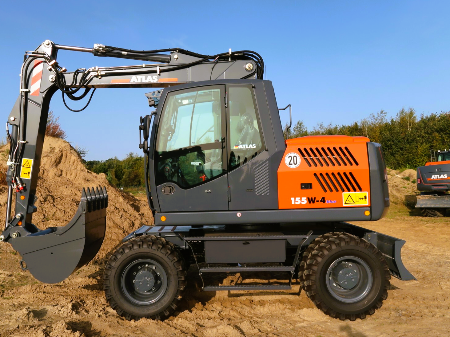 ATLAS und YANMAR Mobilbagger